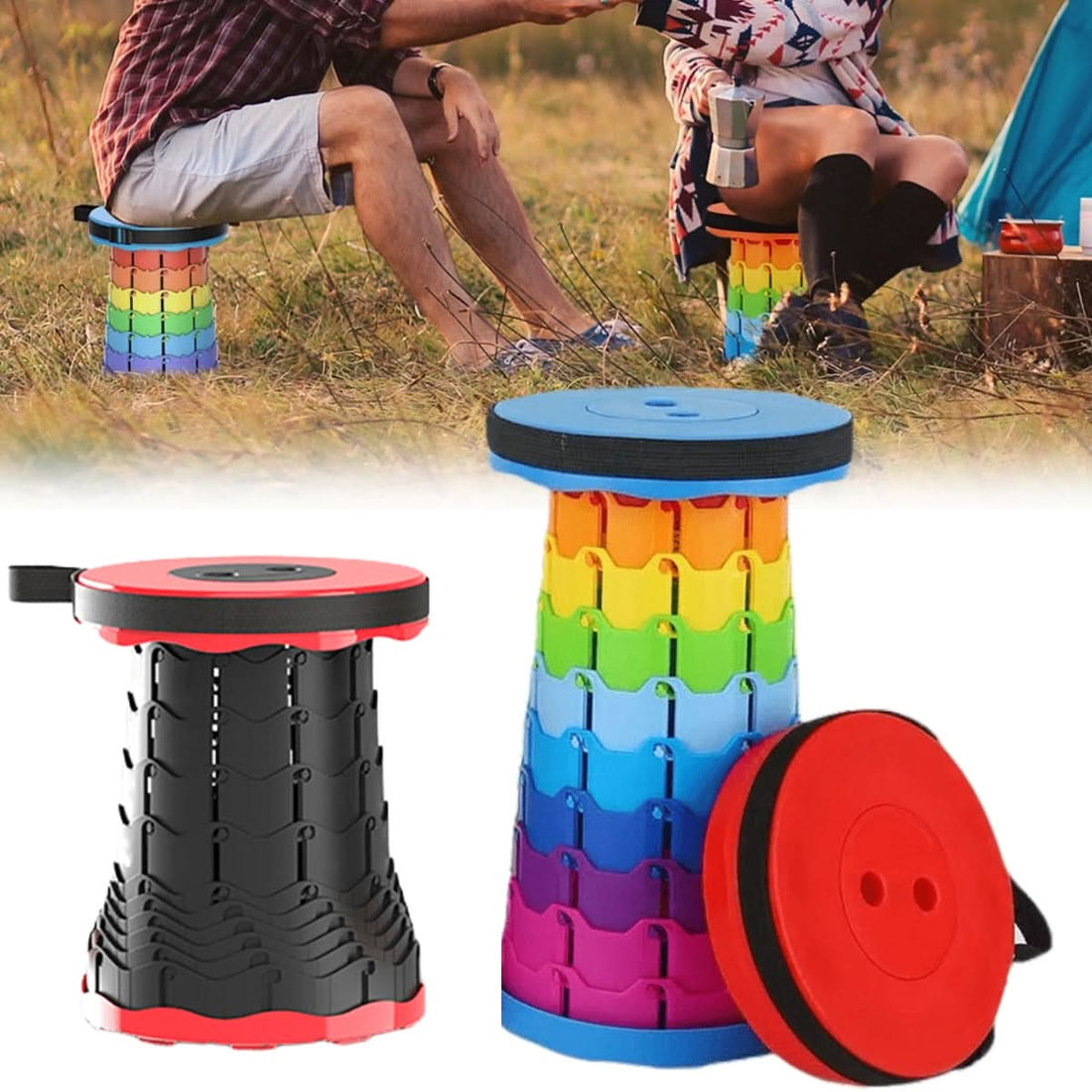 Tabouret pliable – Assise instantanée partout – MINOPIA
