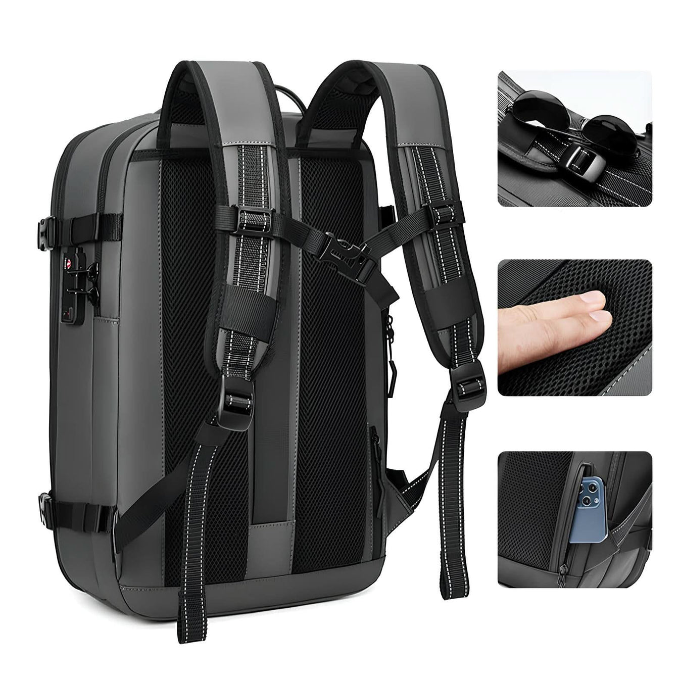 Travel backpack| Sac Polyvalent pour Voyages Sans Encombrement – MINOPIA
